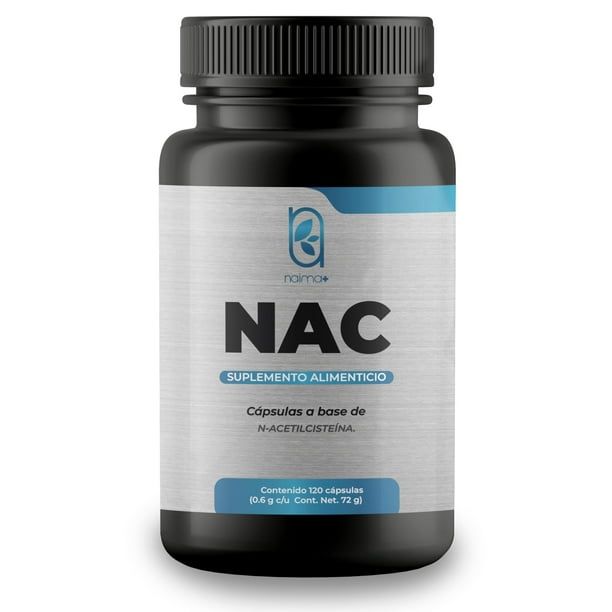 NAIMA NAC 120 Cápsulas | N-acetil Cisteína |Suplemento Alimenticio 100% ...