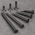 （250pcs）#8×1-1/4”for Sheet Metal Self-Tapping Screws 410 Black ...