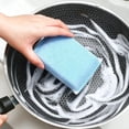 4 Pack - Dual Sided Heavy Duty Scouring Sponges - Kitchen Cleaning Pads ...