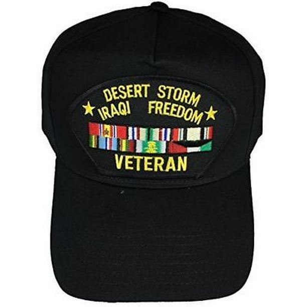 DESERT STORM IRAQI FREEDOM VETERAN CAMPAIGN RIBBONS HAT CAP ODS OIF ...