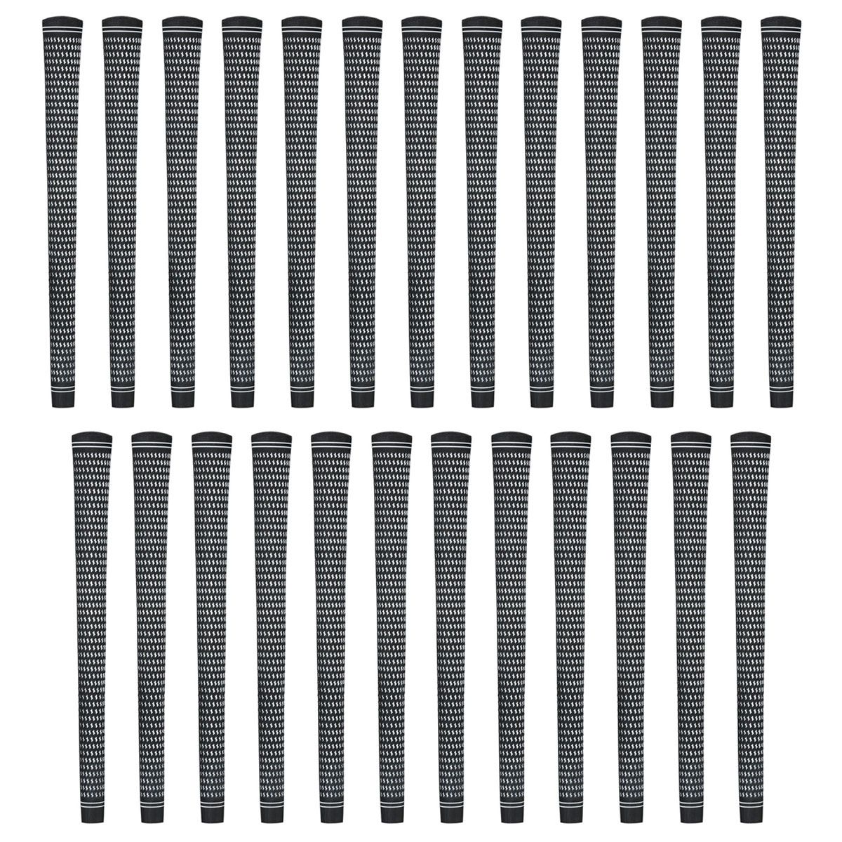 Karma Revolution Black/White Standard 25 piece Golf Grip Bundle ...