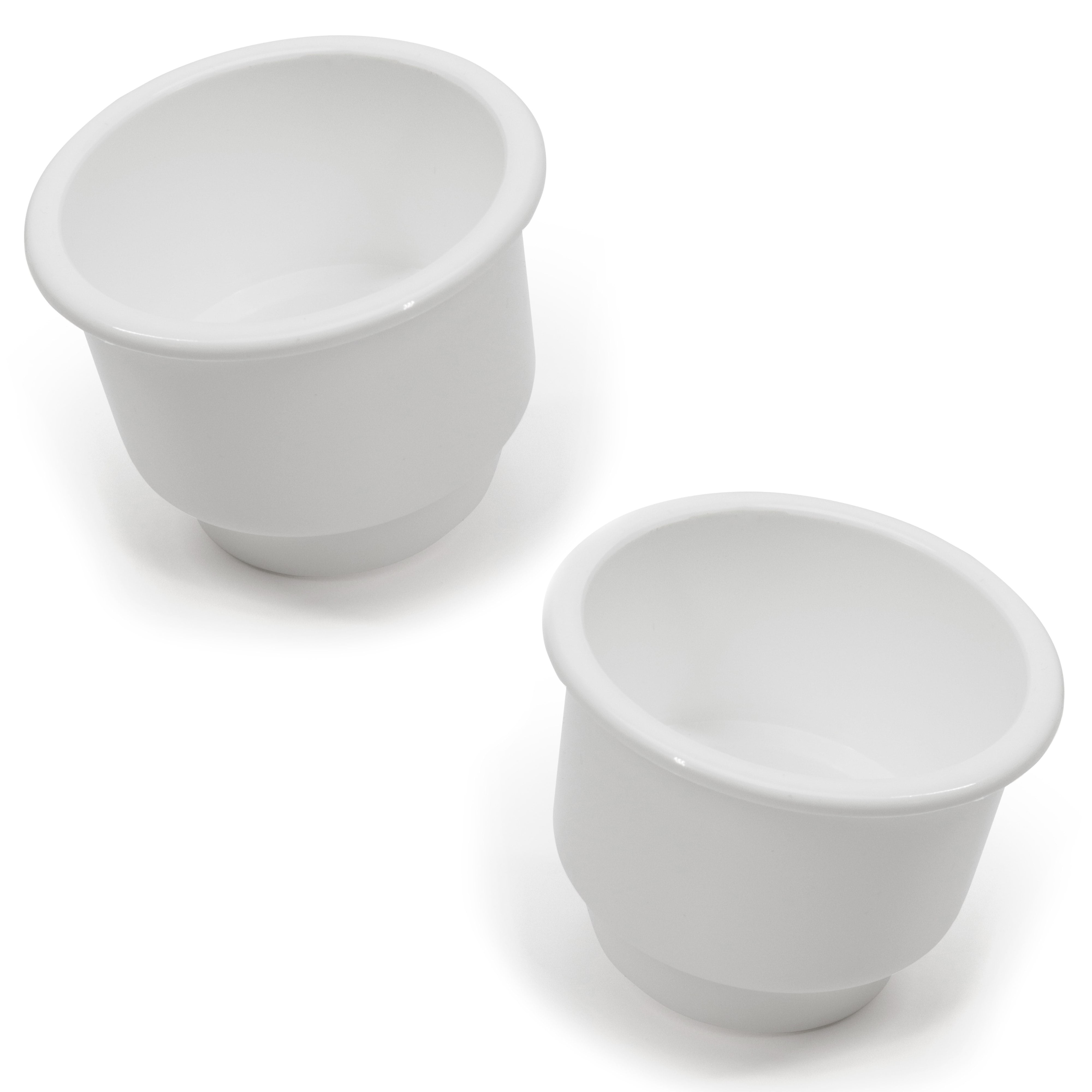 Red Hound Auto 2 Cup Holders Plastic Pocket Recessed Insert Universal ...