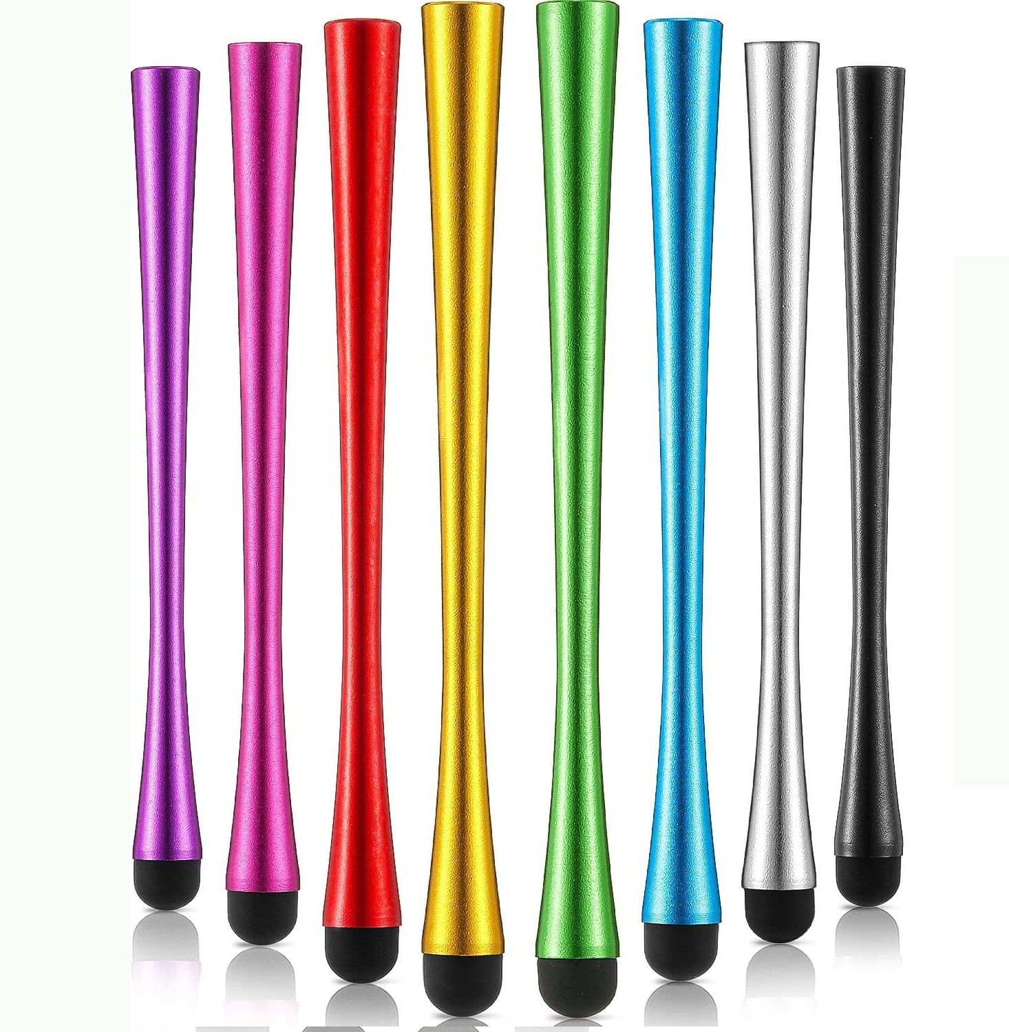 8 Pieces Slim Waist Stylus With 8 Mm Fiber Tips Stylus Pens Capacitive ...