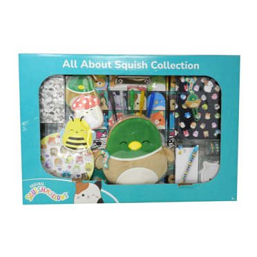 Squishmallow Ultimate Stationery Set | Pastel | Plush Pouch, Journal ...