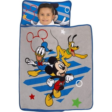 Disney Mickey Mouse Toddler Nap Mat, Aviator Theme, Blue, Quilt ...