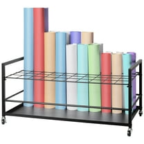 Free Shipping! SKYSHALO Blueprint Storage Rack with Casters, 50-Slot ...