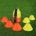 QUSENLON 10 Pcs/Set Soccer Disc Cones Practical Mark Disk Soccer Cones Training Accessories for ...