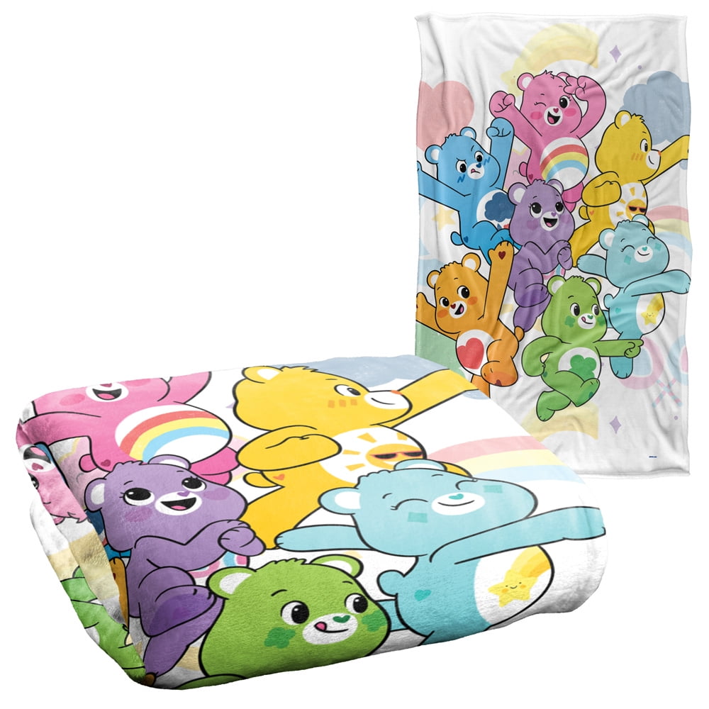 Click here for Officials Care Bears Blanket  ; Care Bears Silky T... prices