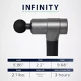 Infinity PR Pro Advantage 45W Cordless Massage Gun with 6 Heads ...