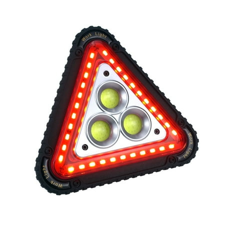 Portable LED Signaling Triangle, Portable LED Work Light, Rechargeable ...