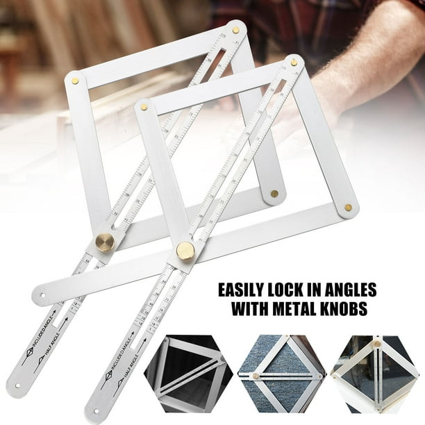 TSV Miter Angle Measuring Ruler, 45cm Corner Angle Finder, Angle ...