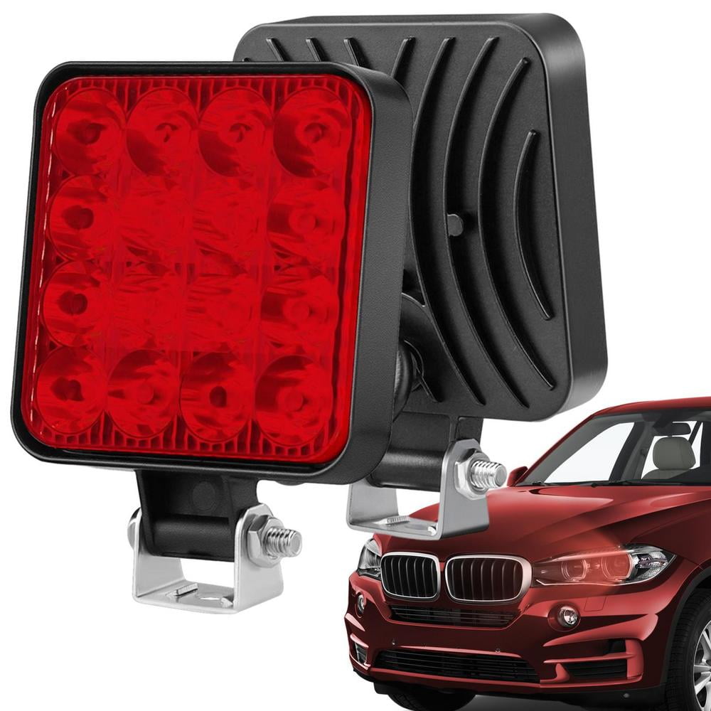 Tohuu Car LED Headlight 48W 12V LED Mini Square 16 Lights Lights for ...