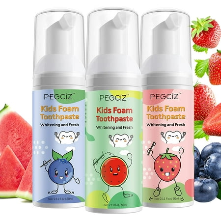 Foam Toothpaste Kids Fluoride Free,Foaming Toothpaste Kids for U Shape ...