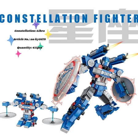 Devastator Constellation Star Fighter Build Brick Transformer Toy Build ...