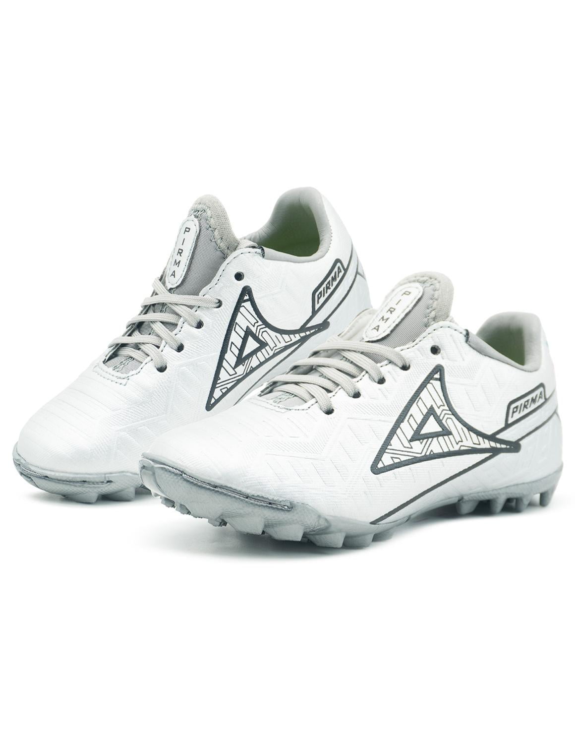 Tenis Pirma Turf Para Niño Tachones Fútbol Rápido Sintético plateado 16 ...