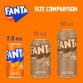 Fanta Orange Mini Fruit Soda, 7.5 fl oz, 10 Pack Soft Drink Cans ...