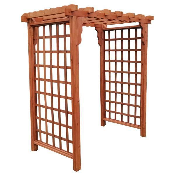 Western Red Cedar Lexington Arbor - Walmart.com