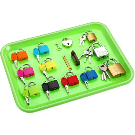 Matching Games Lock Set Toy Lock and Key Set Color Montessori Locks ...