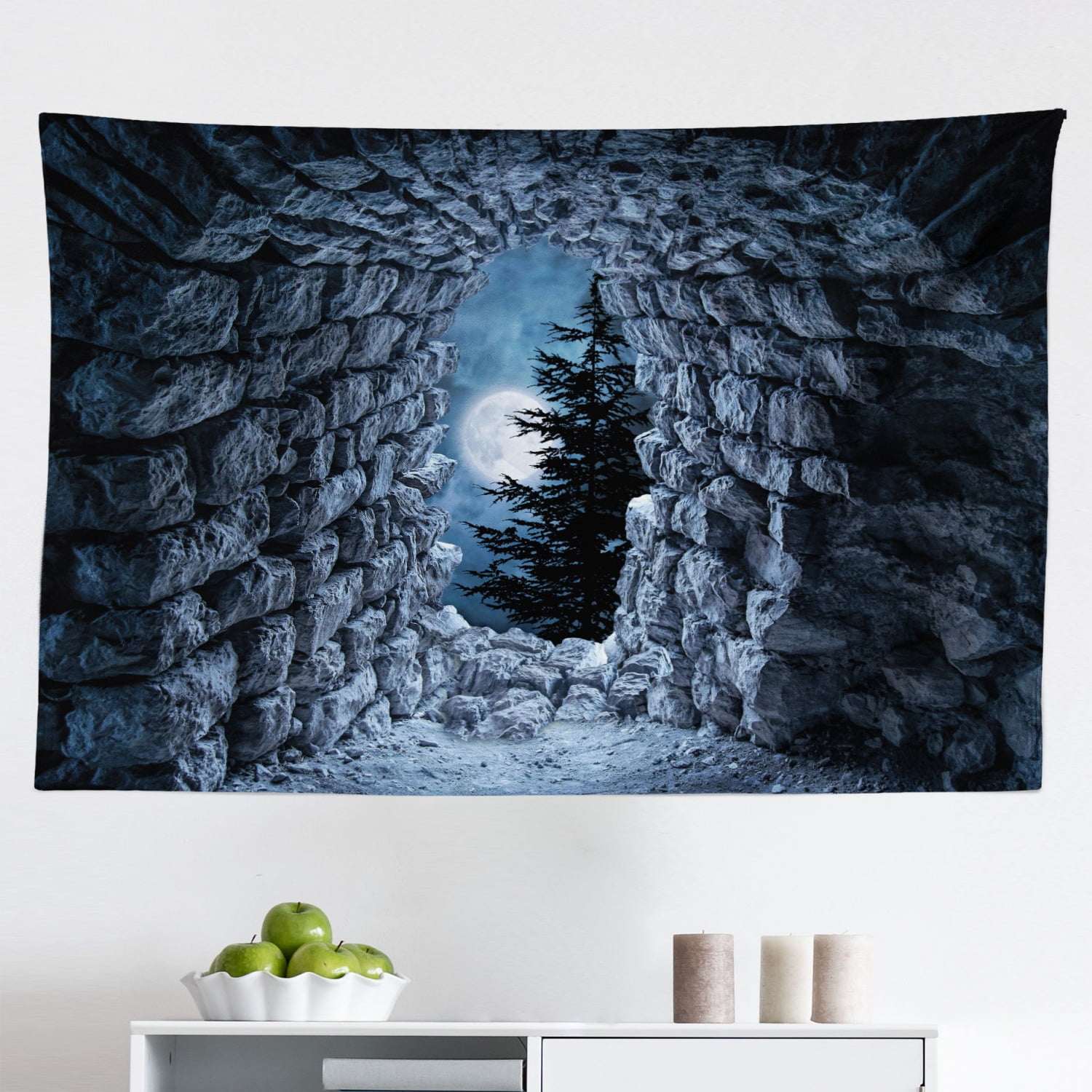 Gothic Tapestry, Photo of Old Medieval Myst House in Retro Vintage ...