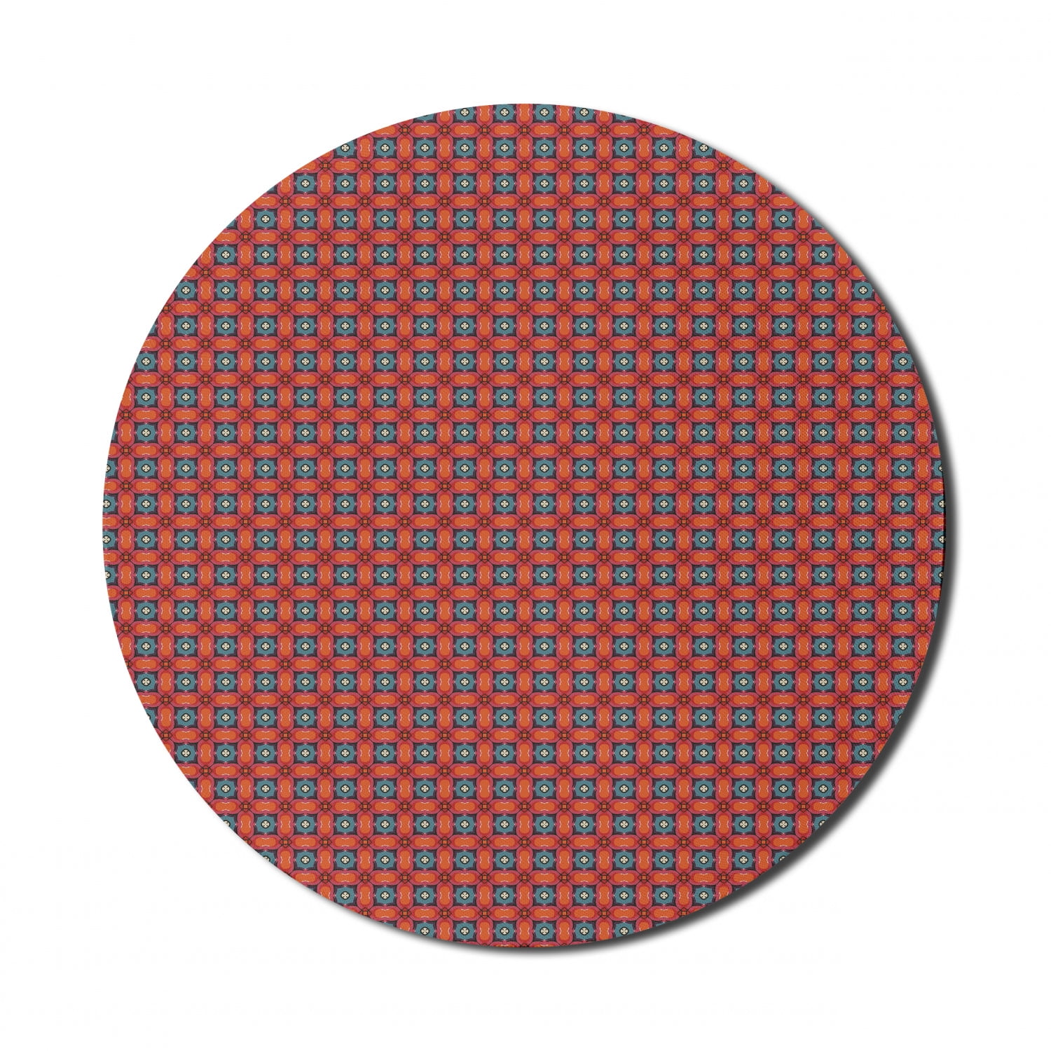 Abstract Mouse Pad for Computers, Grid Style Composition with Triangles ...