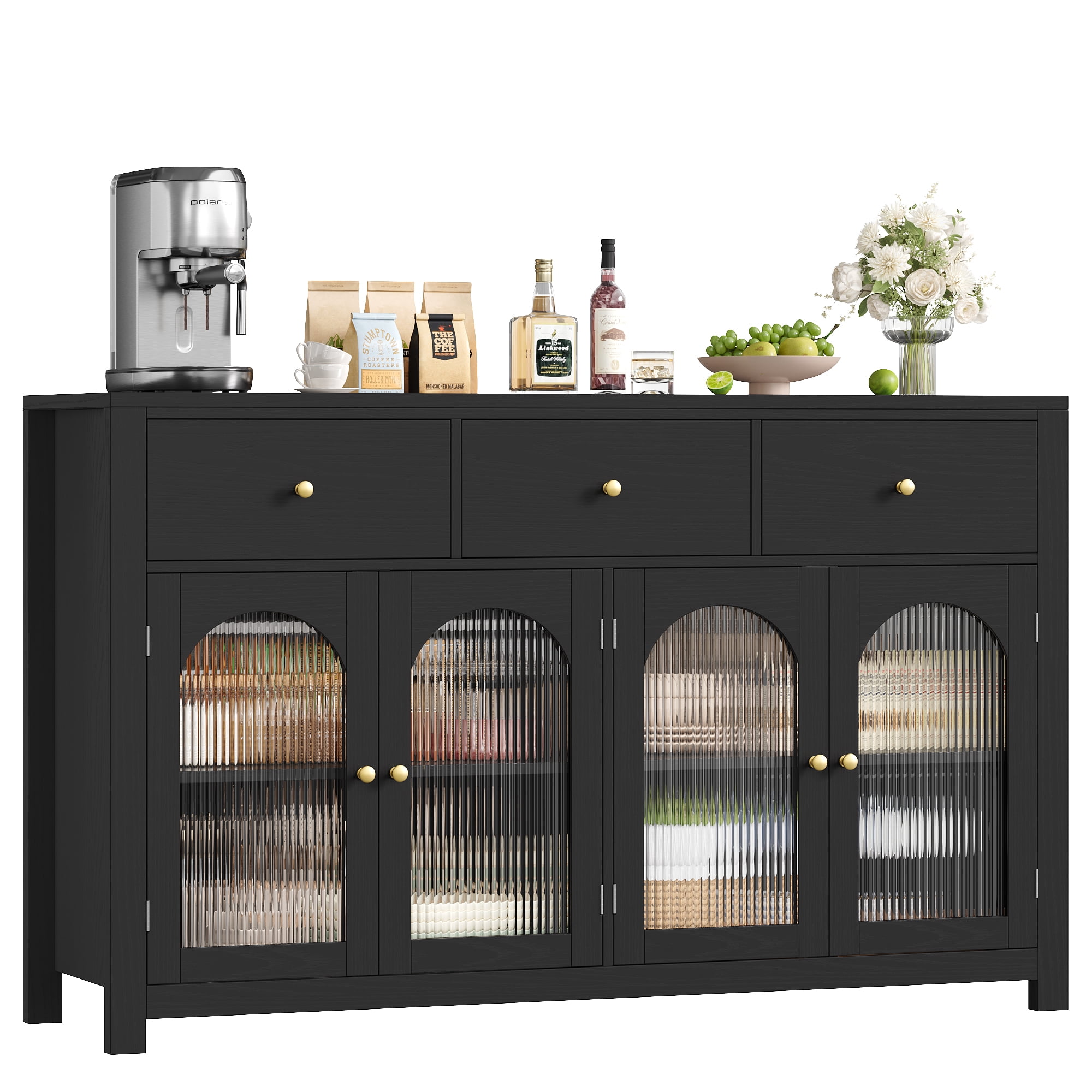 Click here for Homfa 55 Large Sideboard Buffet Cabinet  Kitchen S... prices