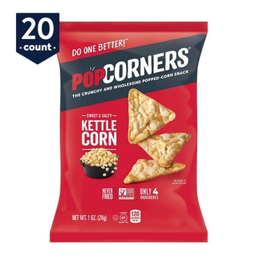 Popcorners Sweet Chili Gluten Free Popped Corn Snacks, 7 oz Bag ...