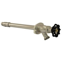 Mueller Frost Proof Sillcock Anti-Siphon, Silver, Red, 1/2 In. Copper ...