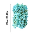 POLISE Spaces Artificial Blue Bougainvillea Wall Hanging 39.4 Inch ...