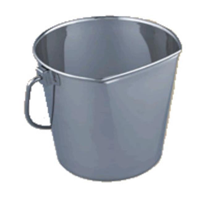 QT Dog SS0222 4 Quart Flat Sided Bucket - Walmart.com