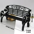 1:6 Miniature Garden Park, Decorative Plastic Doll Furniture with ...