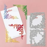 10Pcs Frame Corners Cutting Dies for Card Making Flower Lace Corner Die ...