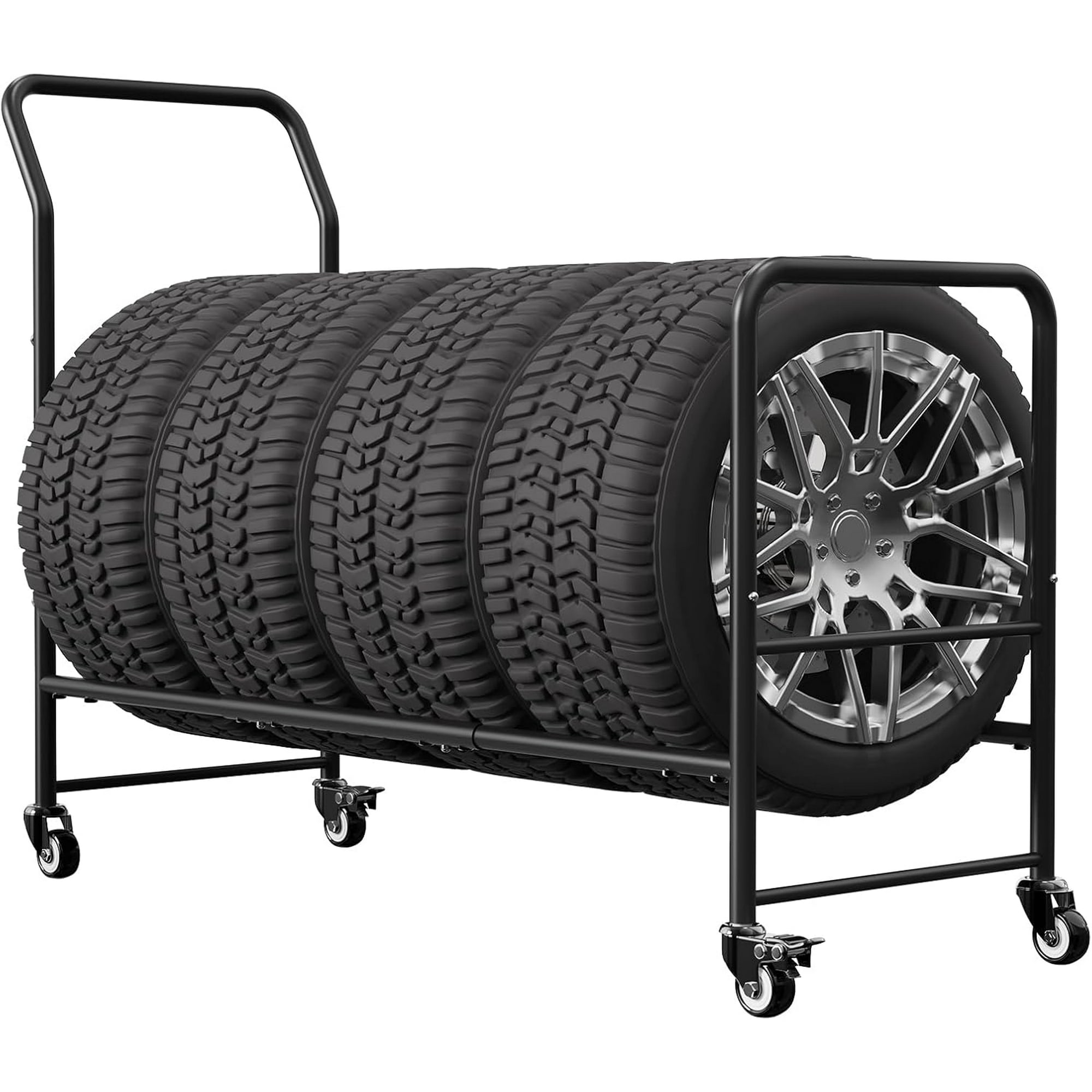 Click here for Yantong Rolling Tire Racks  2 In 1 Metal Tire Stor... prices