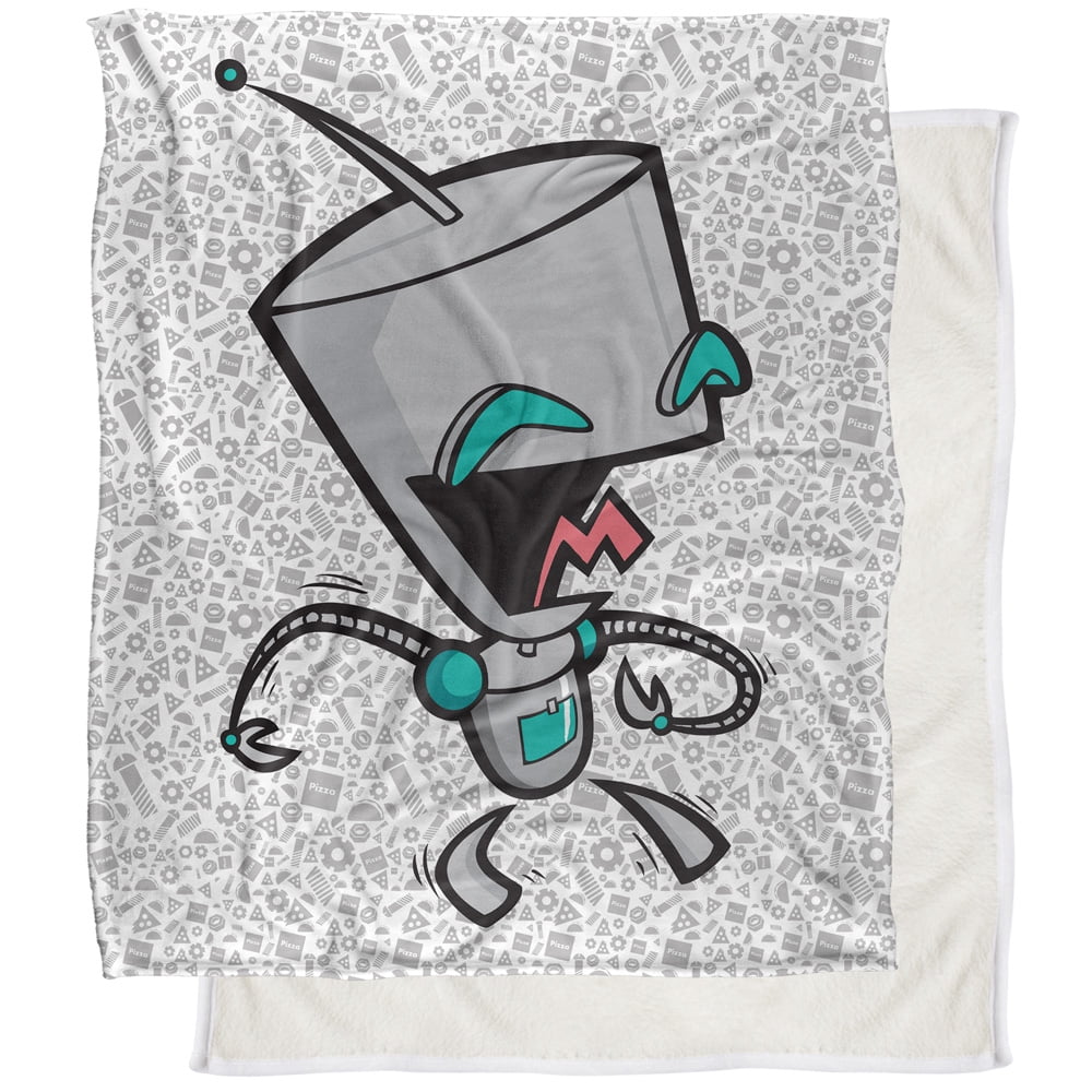 Invader Zim Blanket, 50"x60" Laughing Gir Silky Touch Sherpa - Walmart.com