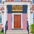 American Independence Day Flag Hanging Door Curtain, Patriotic Decor ...