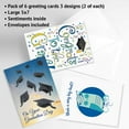 Graduation Congratulations Classic Greeting Cards - Set of 6 (2 of Each ...