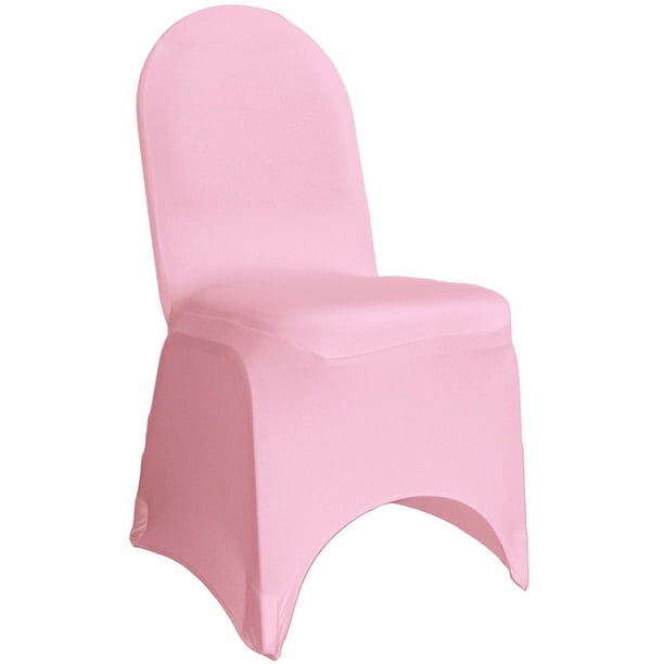 Your Chair Covers - Stretch Spandex Banquet Chair Cover Pink - Walmart.com