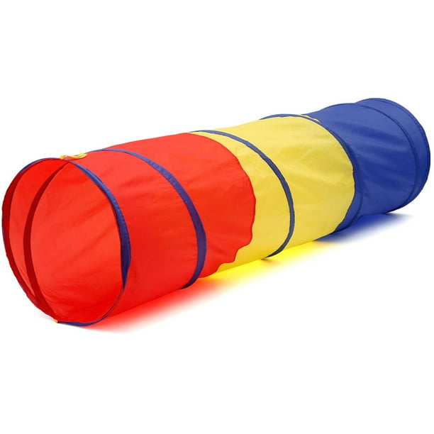 EIMELI Kids Crawl Tunnel Play Tunnel 6ft Colorful Play Tunnel Crawl ...