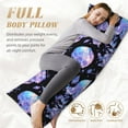 Body Pillow Cover - flower Skull crystal Soft Body Pillow Pillowcase ...