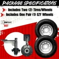 Container Nut Shipping Container Wheels Bundle with 6-Lug EZY Wheels ...