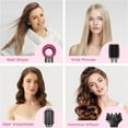 Hair Dryer Brush Set, IG INGLAM 4 in 1 Hot Air Brush, Negative Ion ...