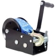 3500LBS Hand Winch with 32.8ft Strap, 2-Speed Gear & Two-Way Ratchet ...