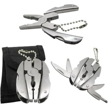 12 in 1 Folding Multi-Tool Keychain - Portable Handheld Multitool with ...