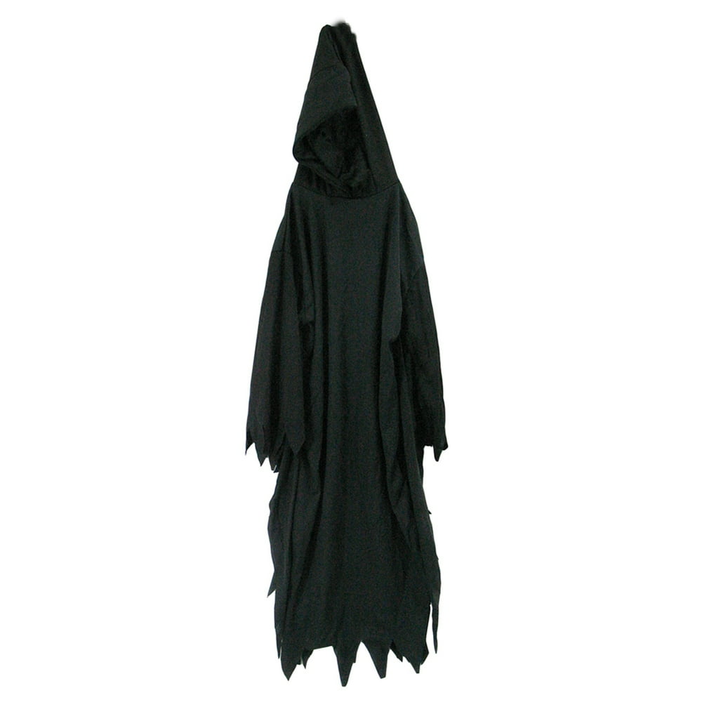 SeasonsTrading 40" Black Hooded Robe Costume Accessory - Walmart.com ...