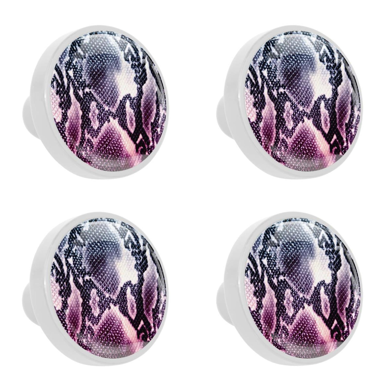 4 Pcs Snake Skin Texture Knobs for Kitchen Cabinet Cupboard Dresser ...