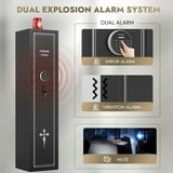 KAER 2-3 Gun Safe, Rifle Safe for Multi-Function, Quick Access Gun ...