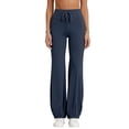 AnuYalue Womens Yoga Pants Drawstring Fold Over Wide Leg Leggings ...