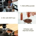 6pcs Espresso Tamper Set, Barista Tools Kit for Coffee Machine, Spring ...