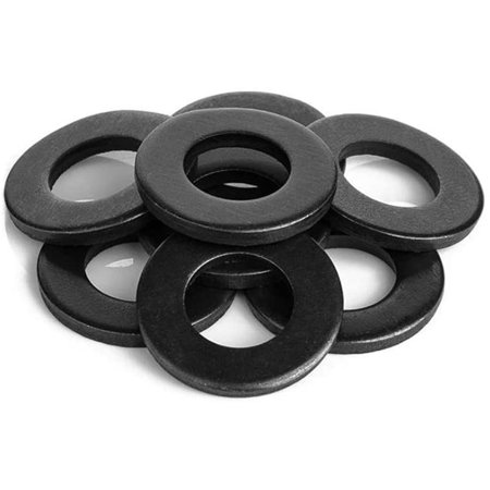 Carbon Steel Black Washers - Flat Washer 100/50 Pieces Machinery ...