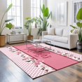 Area Rugs 4'x6'. Happy Mother's Day Carpet Runner Indoor Outdoor Rugs ...