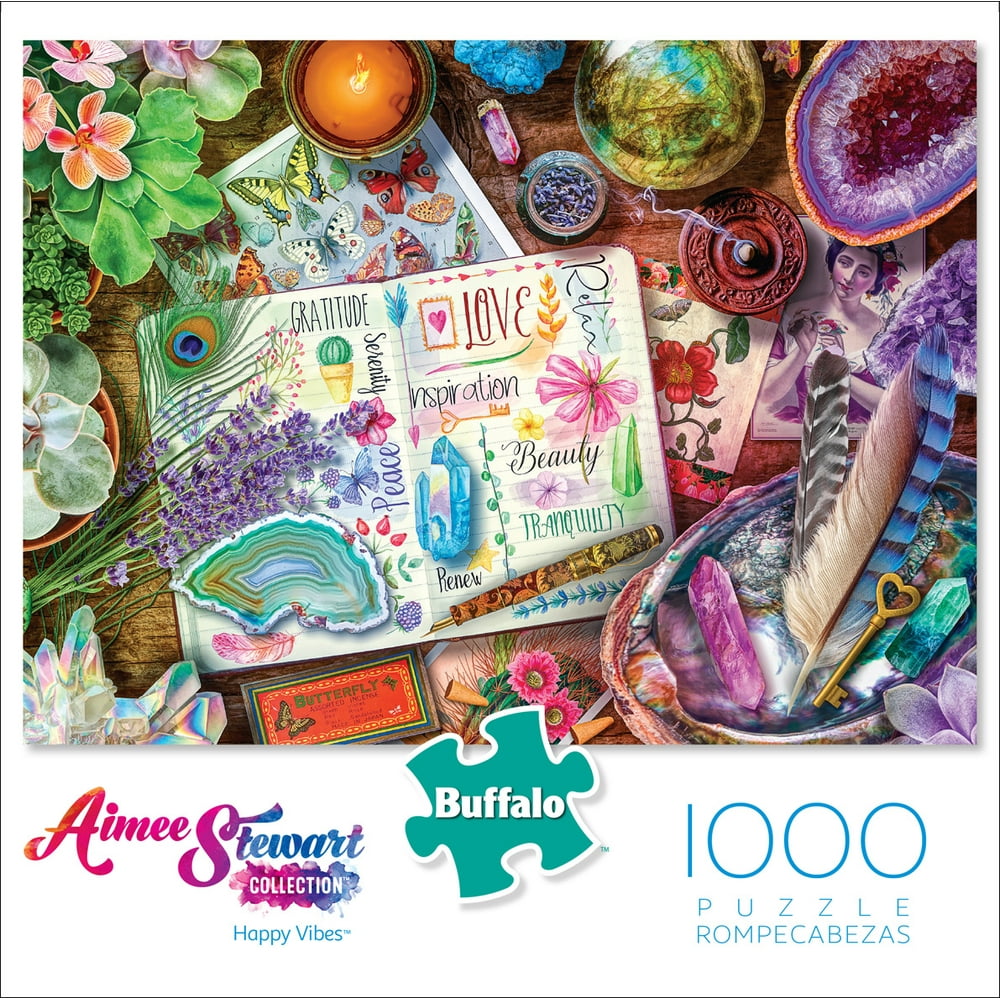 Buffalo Games - Aimee Stewart - Happy Vibes - 1000 Piece Jigsaw Puzzle ...